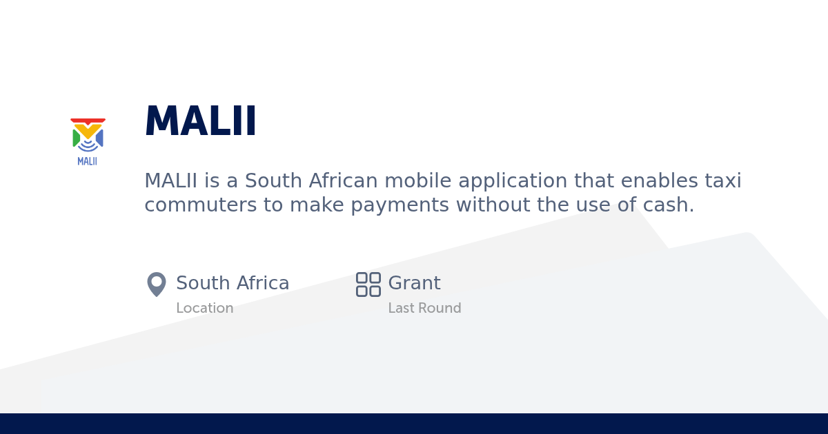 MALII - Overview, Financials, Competitors - StartupList Africa