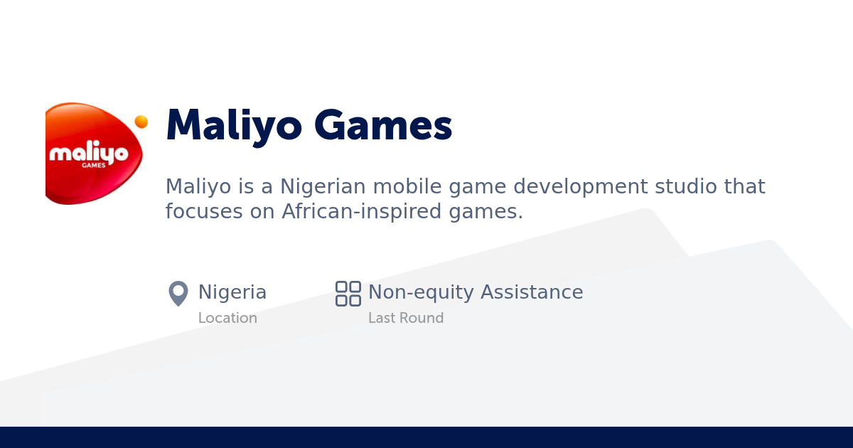 Maliyo Games - Overview, Financials, Competitors - StartupList Africa