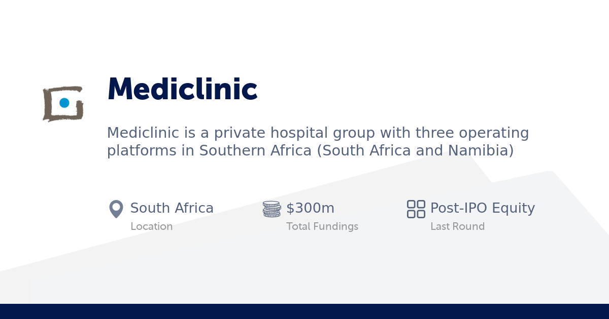 Mediclinic - Overview, Financials, Competitors - StartupList Africa