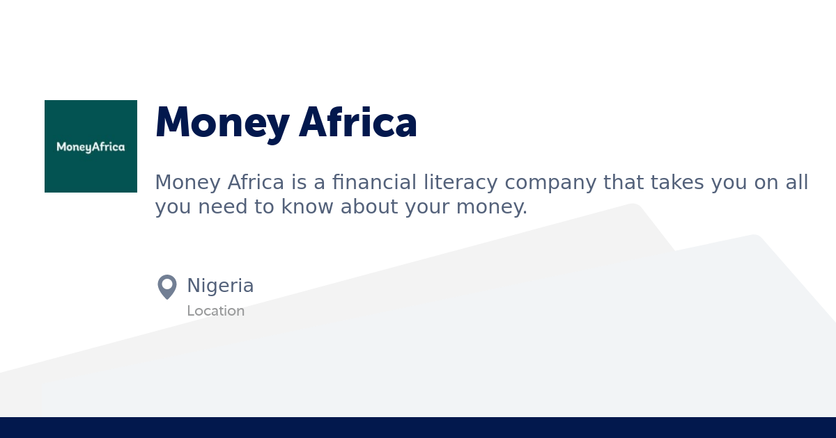 Money Africa Company Profile, Lagos Financial Services Startup ...