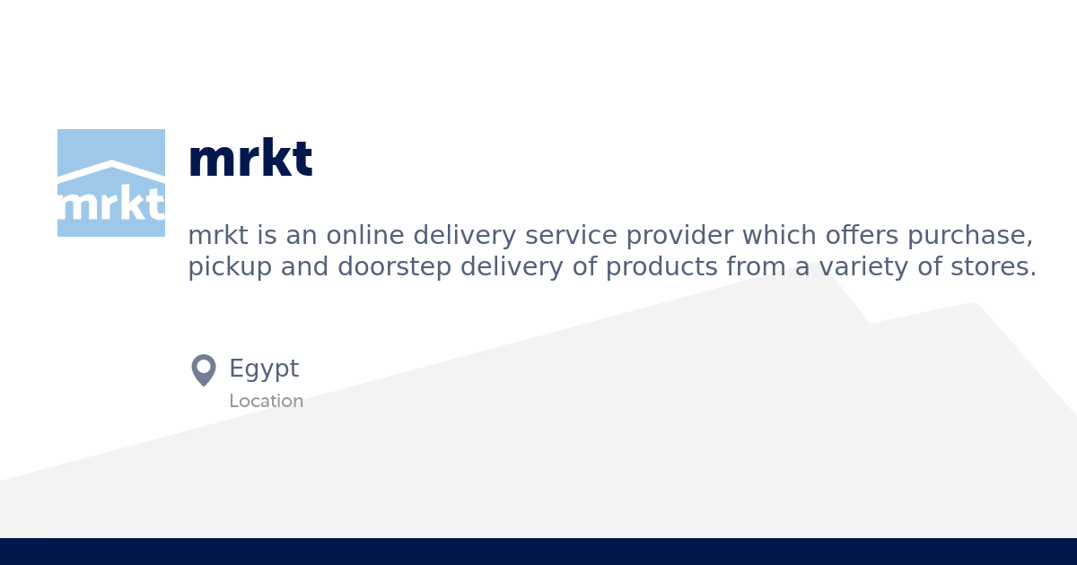 mrkt - Overview, Financials, Competitors - StartupList Africa