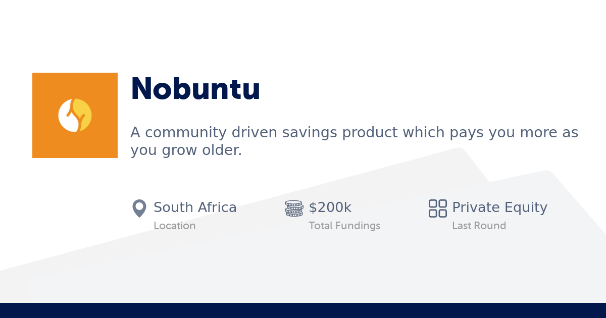 Nobuntu - Overview, Financials, Competitors - StartupList Africa