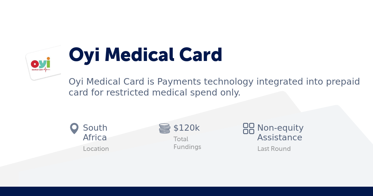Oyi Medical Card - Overview, Financials, Competitors - StartupList Africa