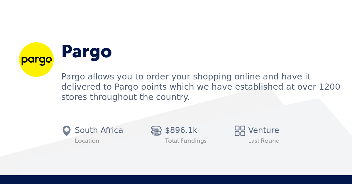 Pargo - Overview, Financials, Competitors - StartupList Africa