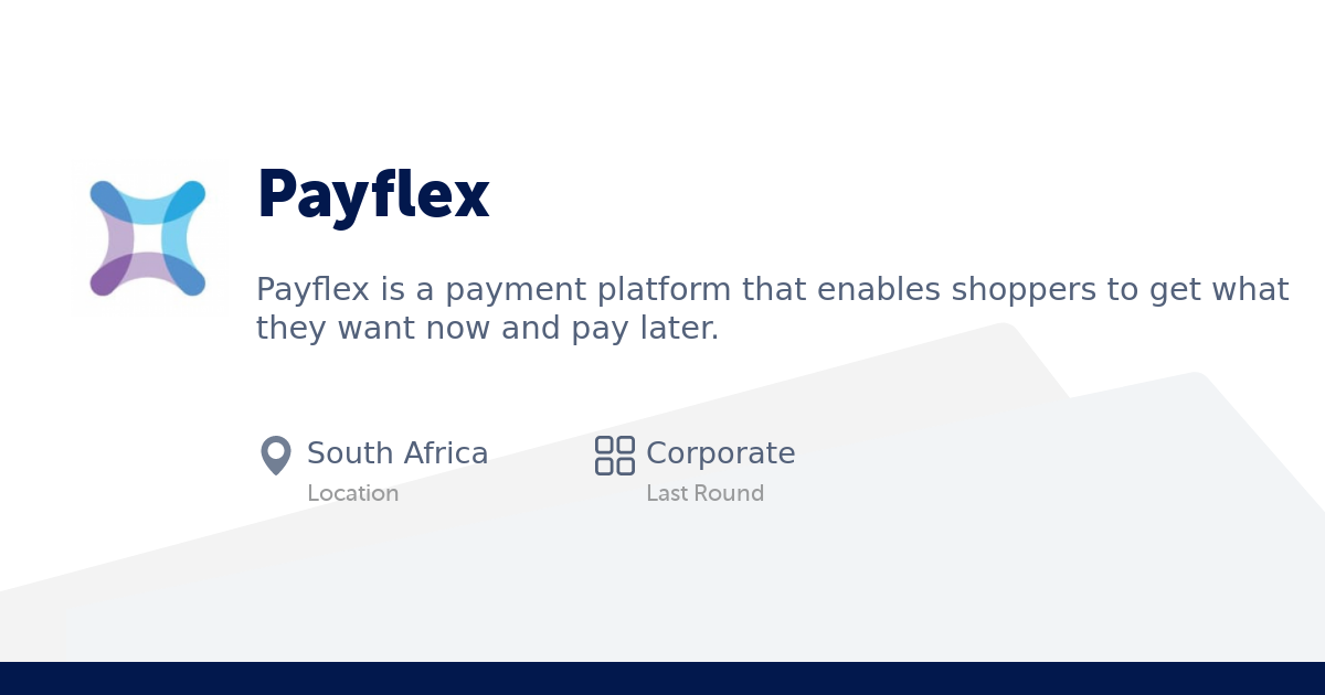 Payflex - Overview, Financials, Competitors - StartupList Africa