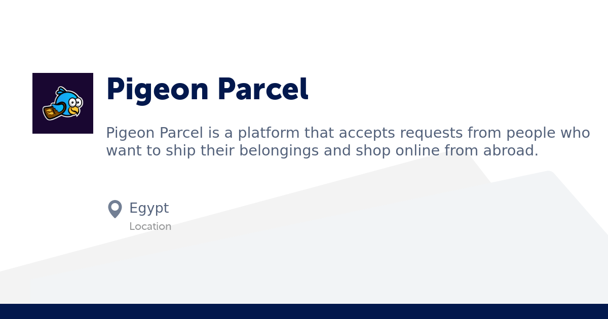 Pigeon Parcel - Overview, Financials, Competitors - StartupList Africa