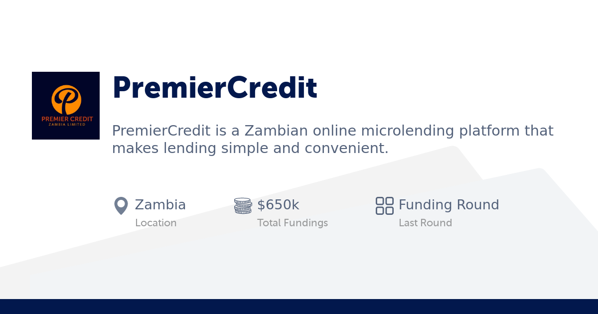 PremierCredit - Overview, Financials, Competitors - StartupList Africa