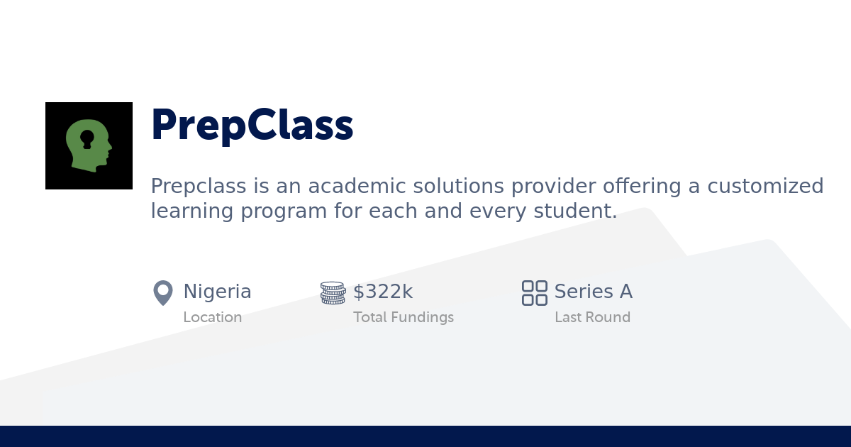 PrepClass - Overview, Financials, Competitors - StartupList Africa