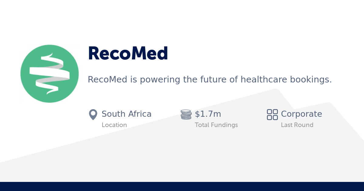 RecoMed - Overview, Financials, Competitors - StartupList Africa