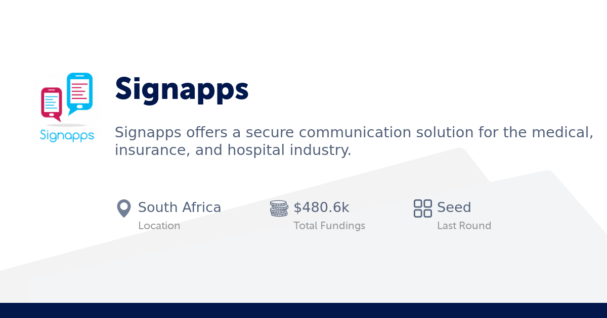 Signapps - Overview, Financials, Competitors - StartupList Africa