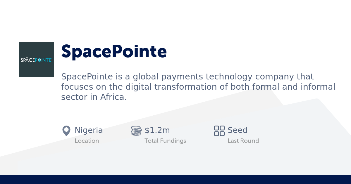 SpacePointe - Overview, Financials, Competitors - StartupList Africa