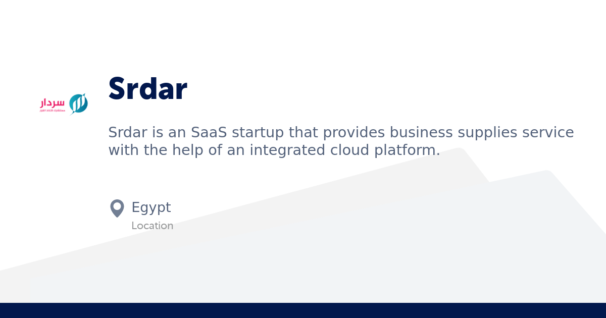 Srdar - Overview, Financials, Competitors - StartupList Africa