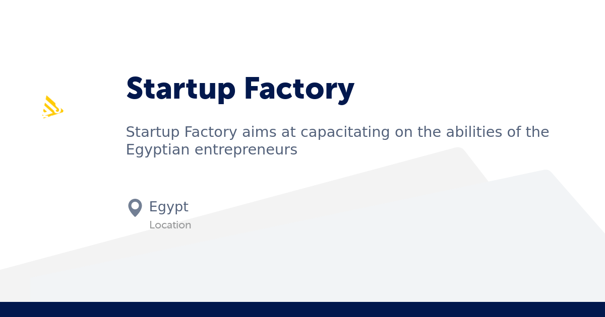 Startup Factory - Overview, Financials, Competitors - StartupList Africa