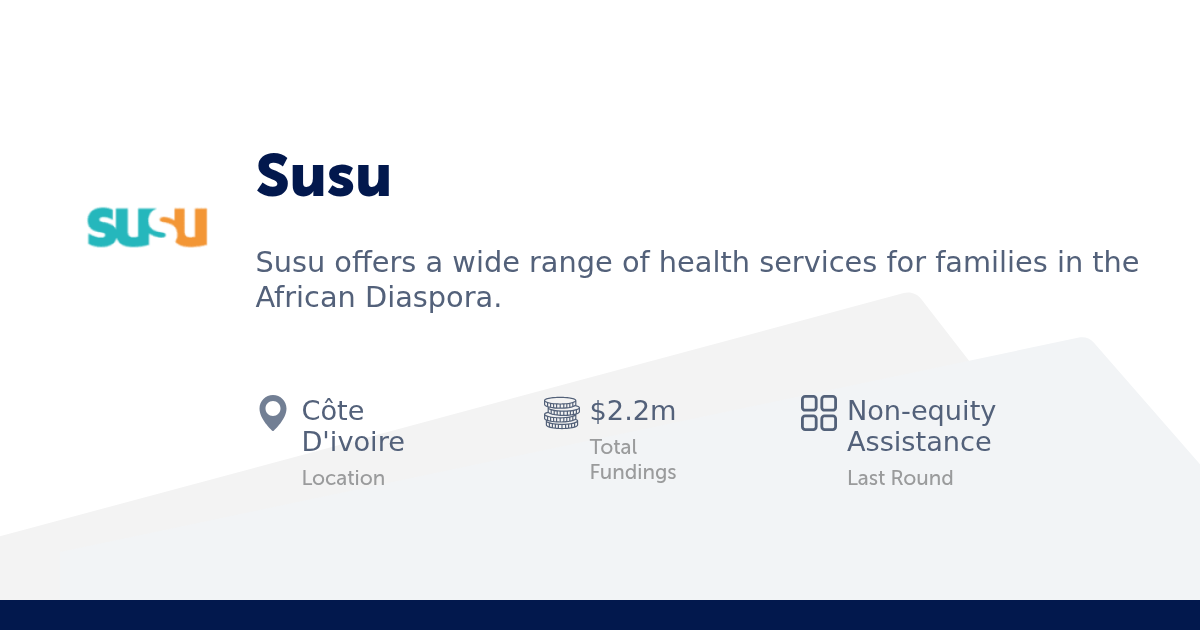 Susu - Overview, Financials, Competitors - StartupList Africa