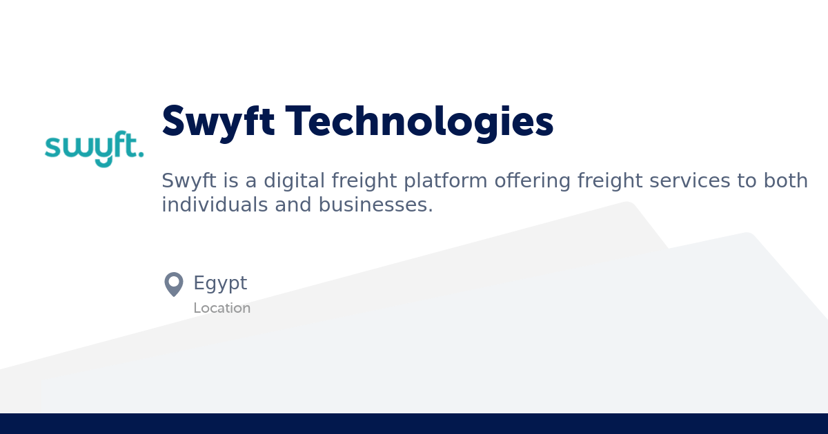 Swyft Technologies - Overview, Financials, Competitors - StartupList Africa