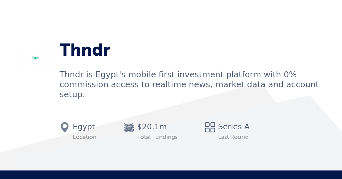 Thndr - Overview, Financials, Competitors - StartupList Africa