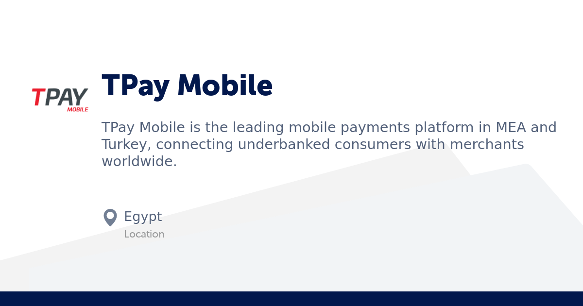 TPay Mobile - Overview, Financials, Competitors - StartupList Africa