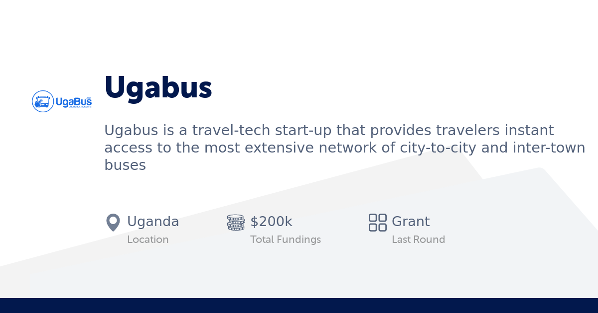 Ugabus - Overview, Financials, Competitors - StartupList Africa