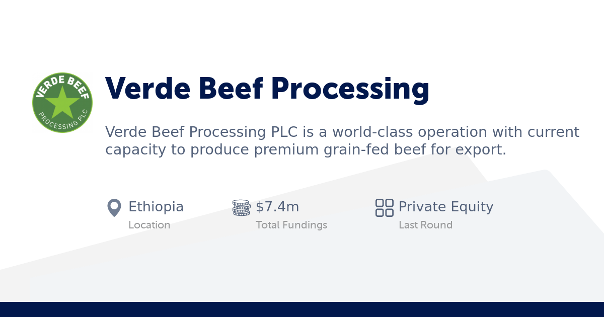 Verde Beef Processing - Overview, Financials, Competitors - StartupList ...