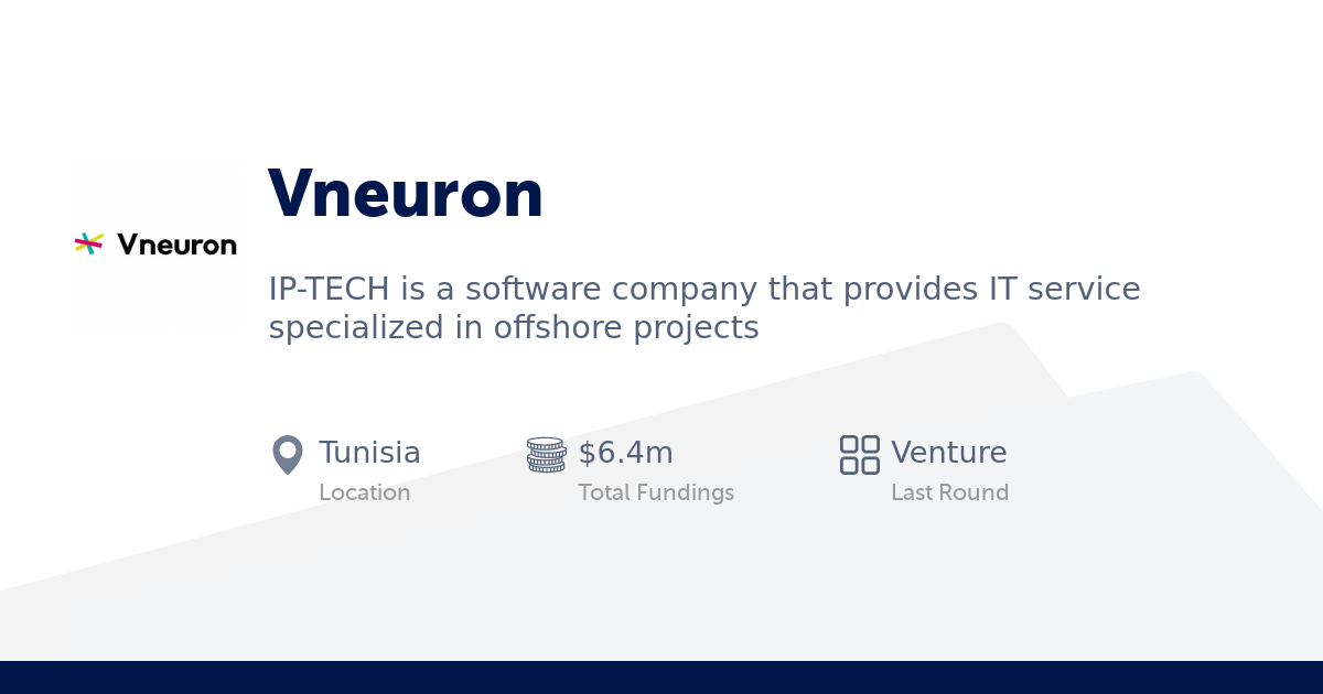 Vneuron - Overview, Financials, Competitors - StartupList Africa