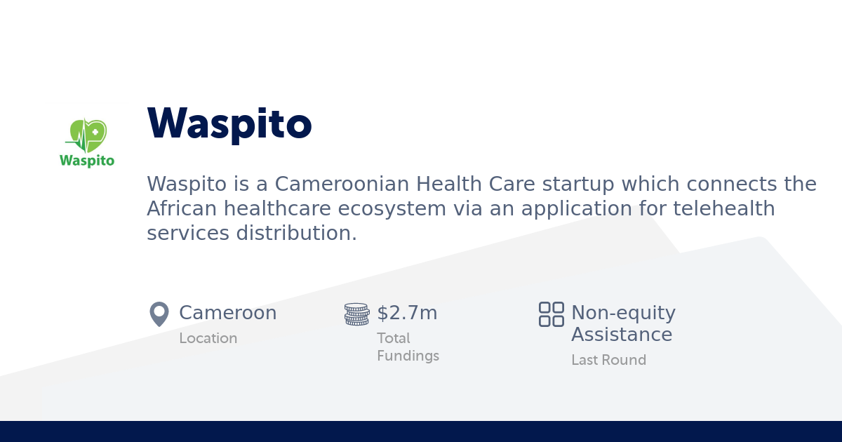 Waspito - Overview, Financials, Competitors - StartupList Africa