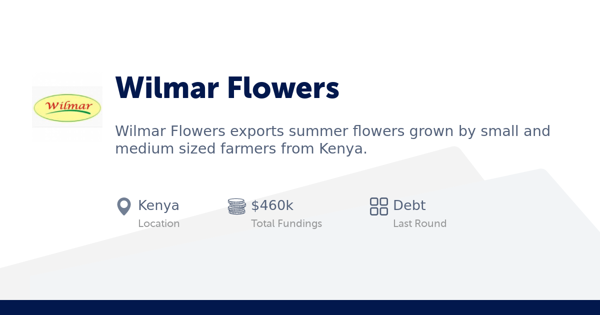Wilmar Flowers Company Profile, Thika Farming Startup, Founders and ...