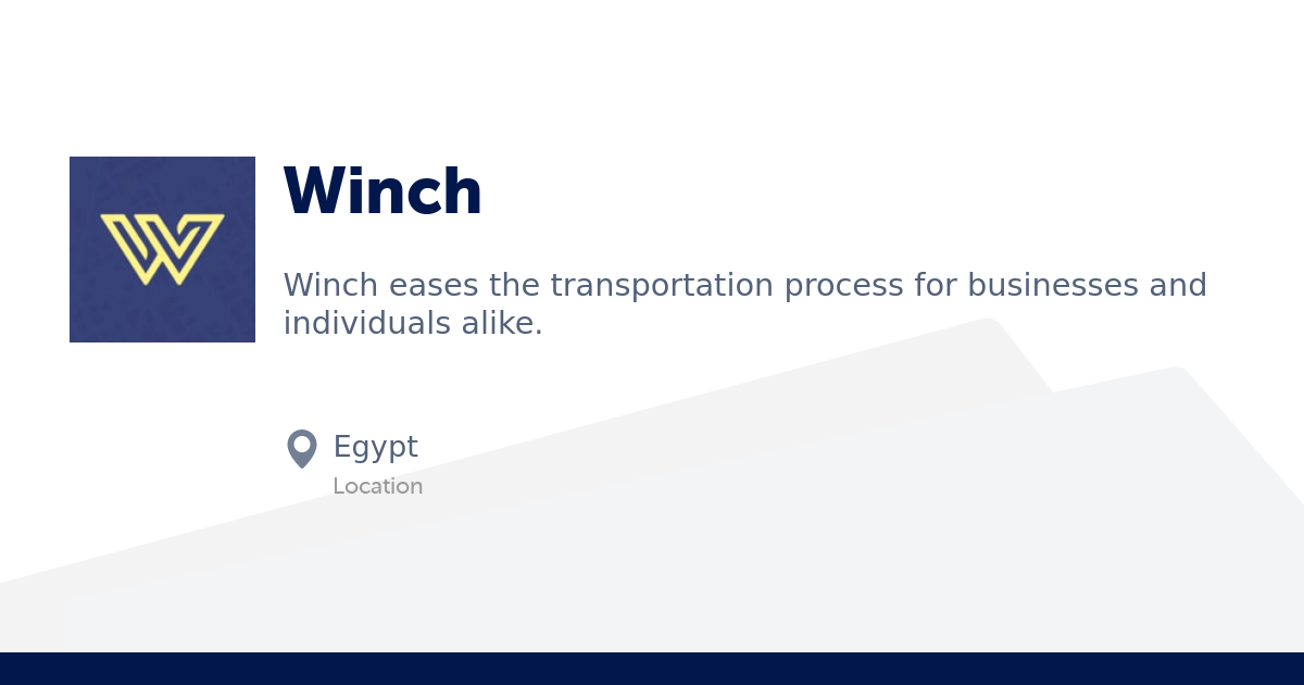 Winch - Overview, Financials, Competitors - StartupList Africa