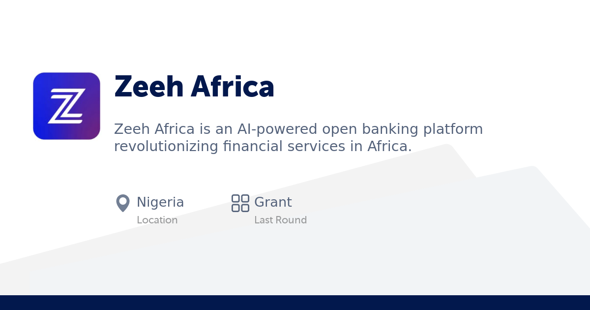 Zeeh Africa - Overview, Financials, Competitors - StartupList Africa