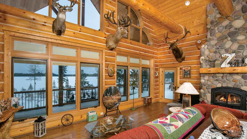 This Log Home Is a Hunter's Paradise