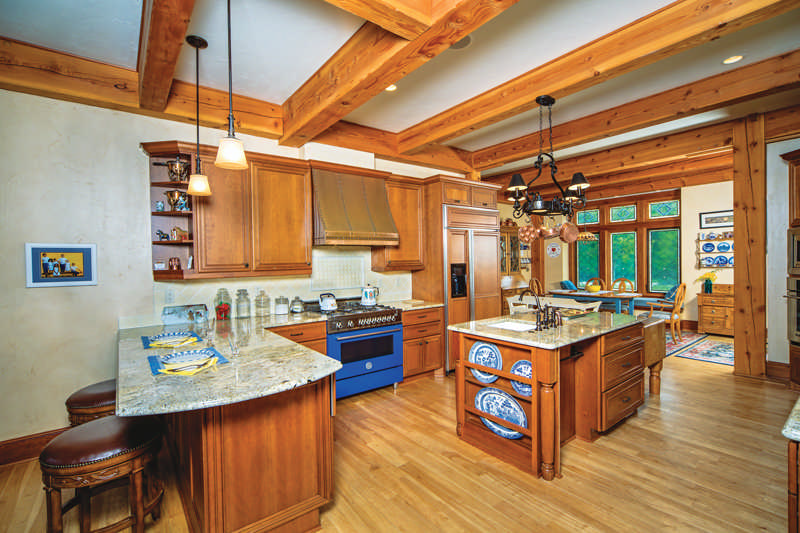 A Timber Frame Lake House is a Perfect Fit