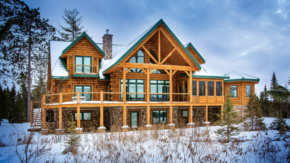This Log Home Is a Hunter's Paradise