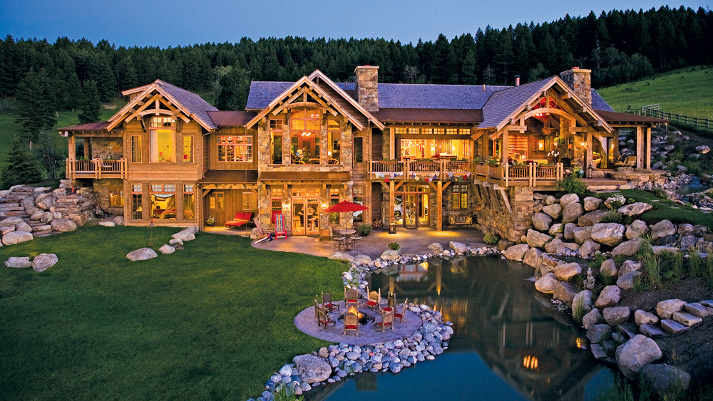 Western Timber Home With Eastern Flair