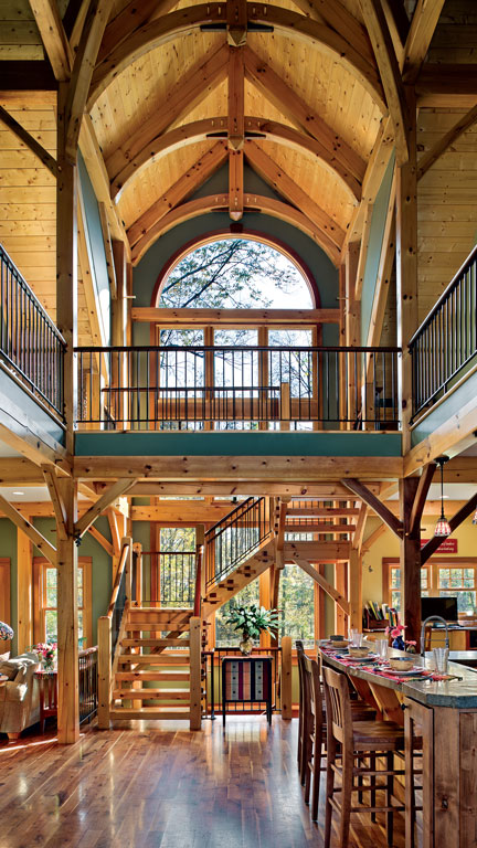 A Family Timber Home in the Finger Lakes