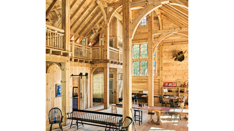 This Timber Frame Studio is a Work of Art