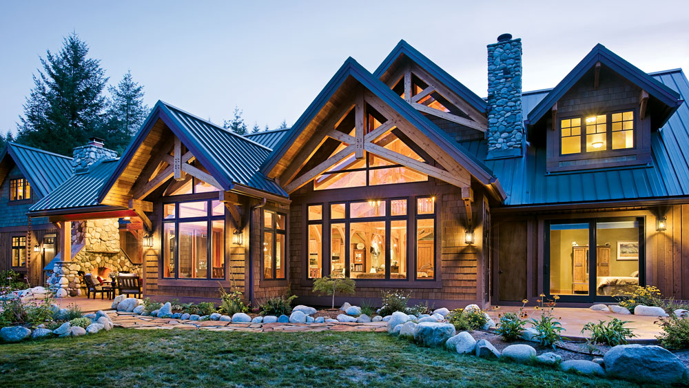 All-Natural Timber Home in Washington State