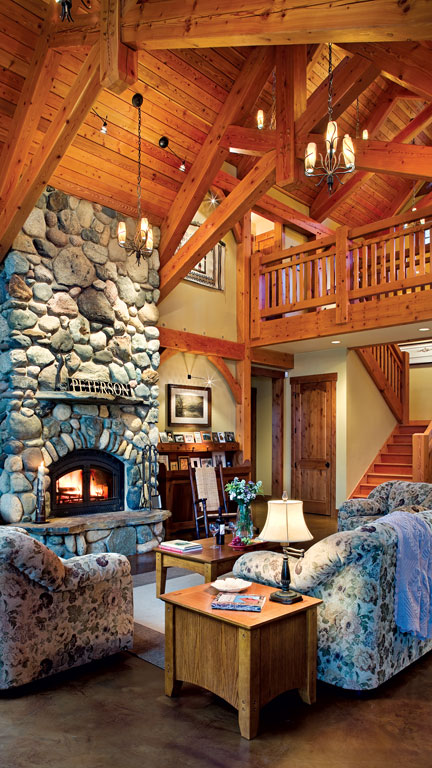 All-Natural Timber Home in Washington State