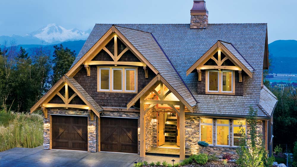 A Compact Hybrid Timber Frame Home Design + Photos