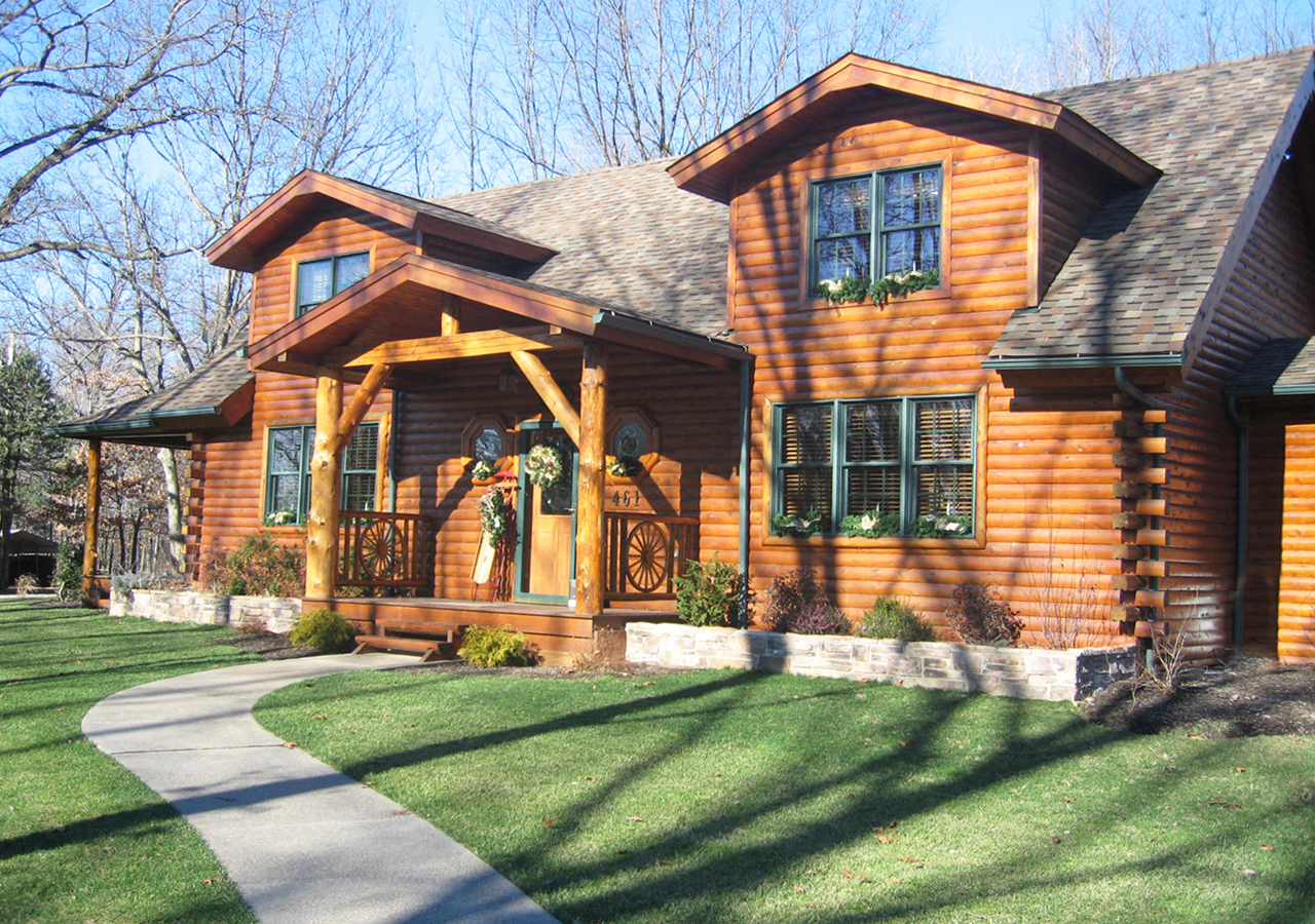 Cedar Junction Log Home Floor Plan by Cedar Direct