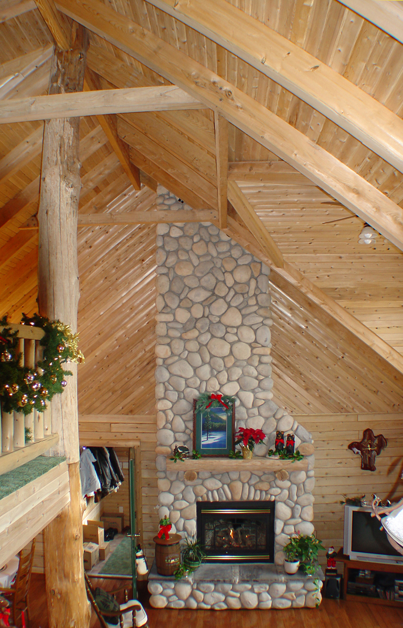 Cedar Junction Log Home Floor Plan by Cedar Direct