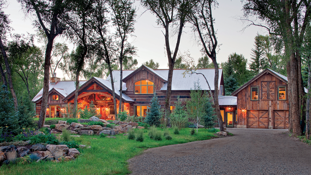 Riverside Rustic: A Reclaimed Timber Home