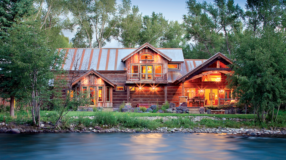 Riverside Rustic: A Reclaimed Timber Home