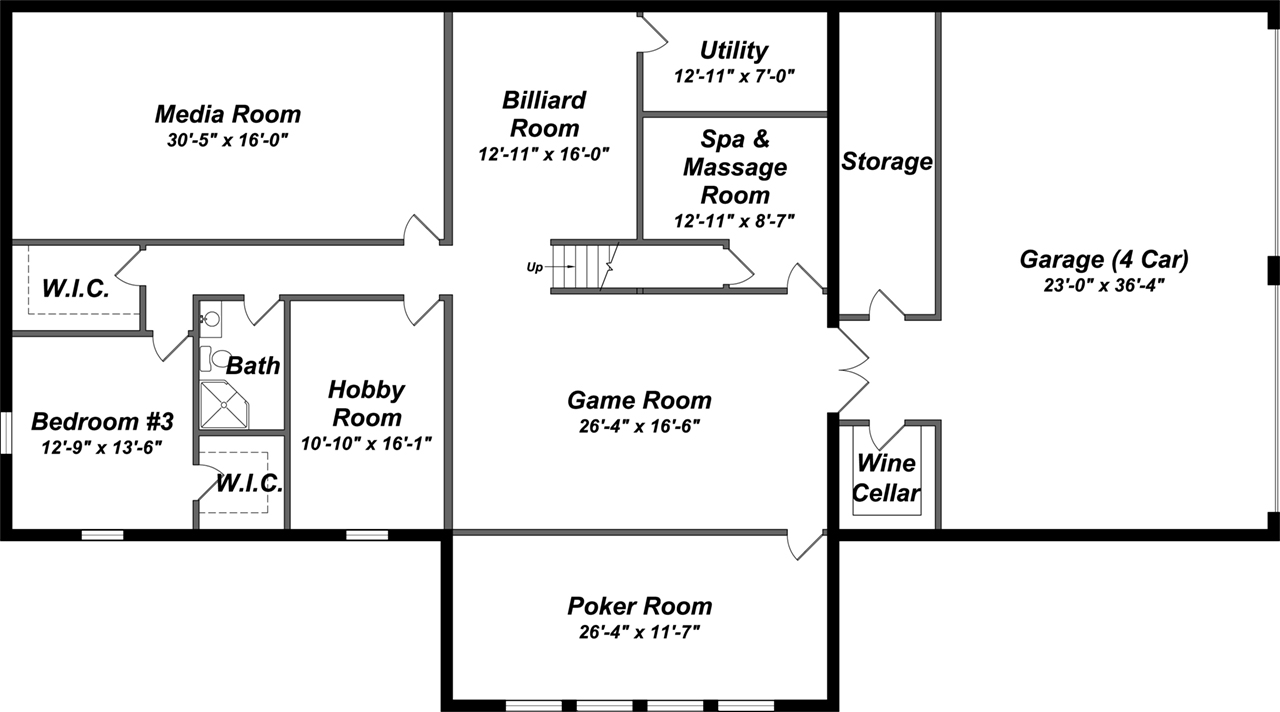 Fox Chase Log Home Floor Plan by Cedar Direct