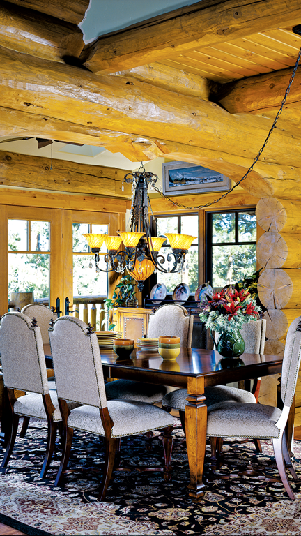 A Sustainable Colorado Log Home