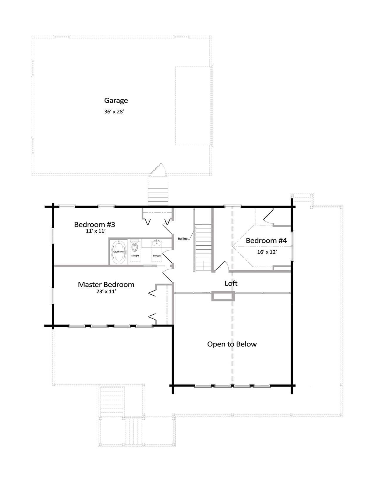 Phoenix Log Home Floor Plan by Cedar Direct