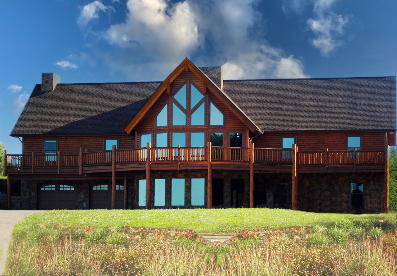 Timber Ridge Log Home Floor Plan by Cedar Direct