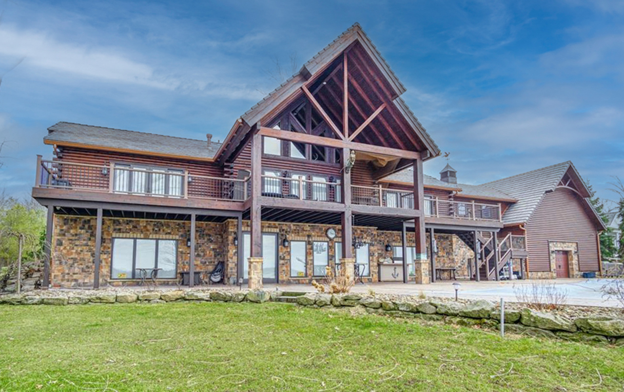 Timber Top Log Home Floor Plan by Cedar Direct