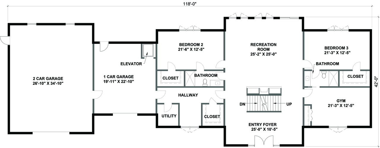 Timber Top Log Home Floor Plan by Cedar Direct