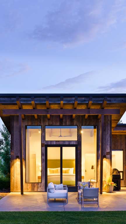 A Natural Timber Beauty in the Mountains