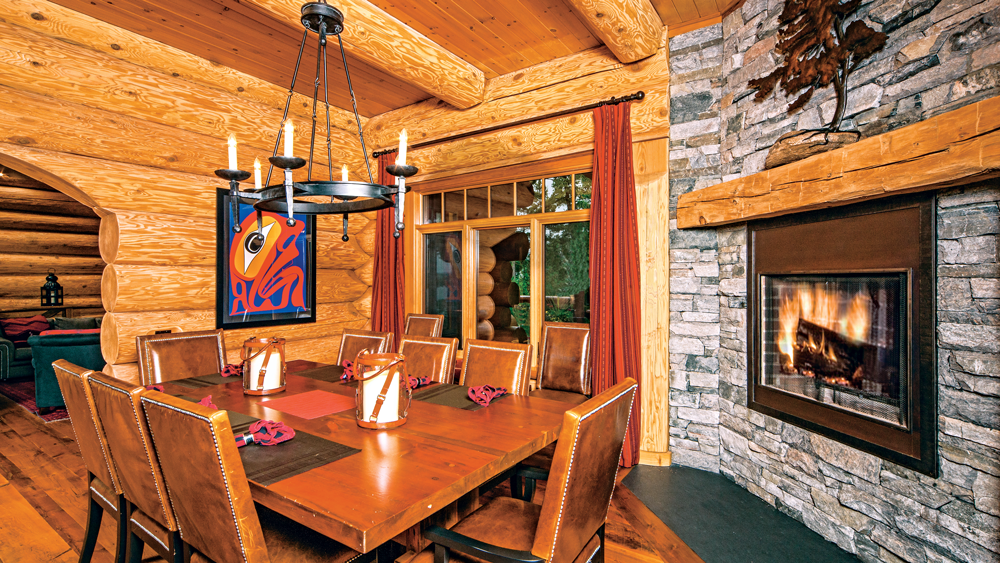 A Family Log Home is a Canadian Retreat