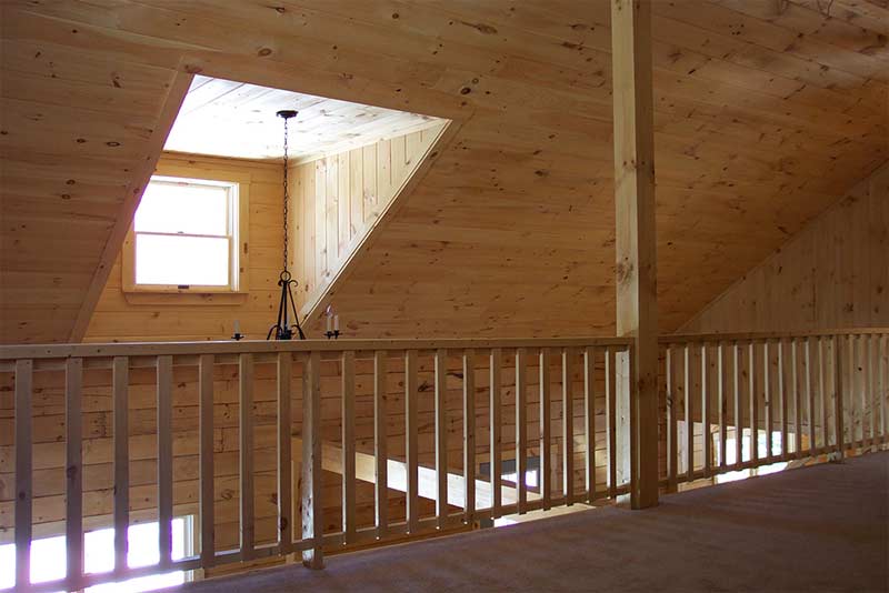 Homestead Log Cabin Plan by Coventry Log Homes, Inc.